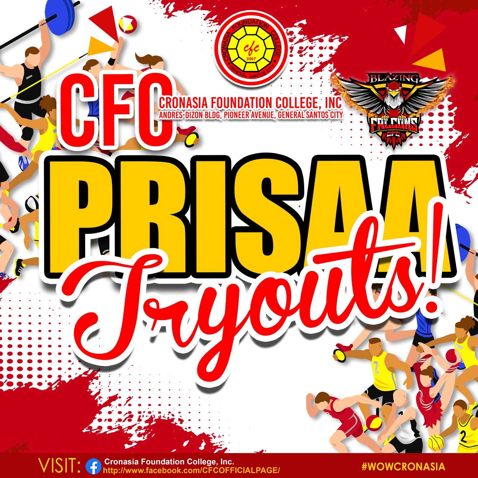 𝐋𝐎𝐎𝐊|| 𝐂𝐅𝐂 𝐏𝐑𝐈𝐒𝐀𝐀 𝐓𝐑𝐘𝐎𝐔𝐓𝐒! – Cronasia Foundation College Inc