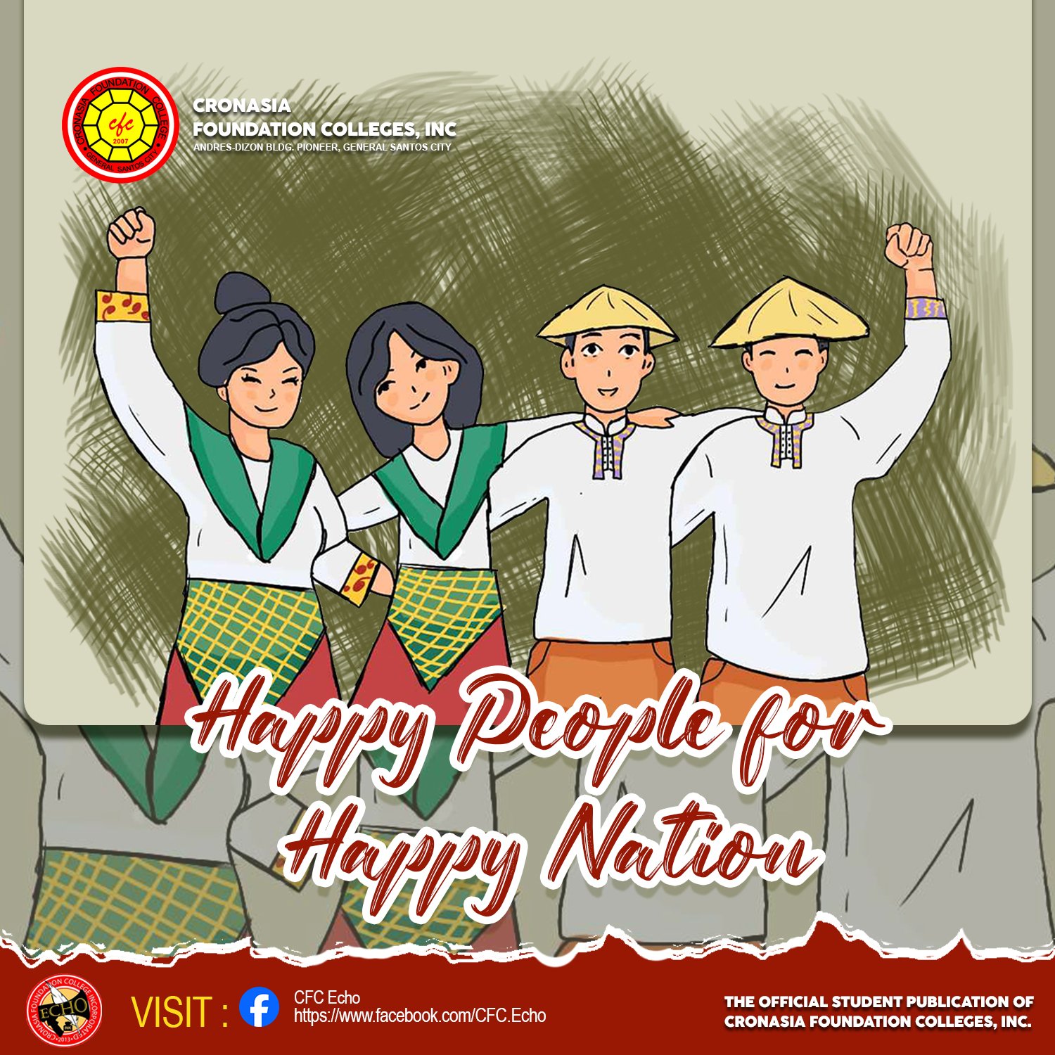 “Happy People for a Happy Nation” – Cronasia Foundation College Inc